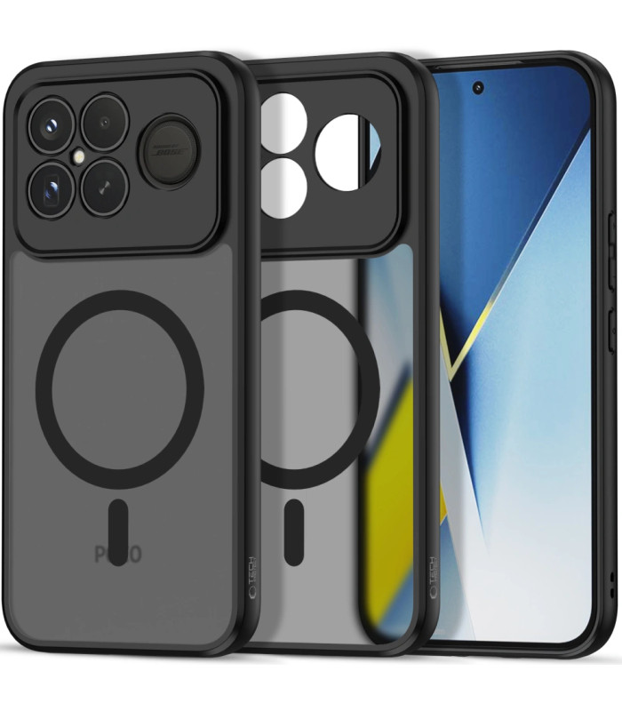 Matinis juodas dėklas Xiaomi Poco F8 Ultra telefonui "Tech-Protect ...