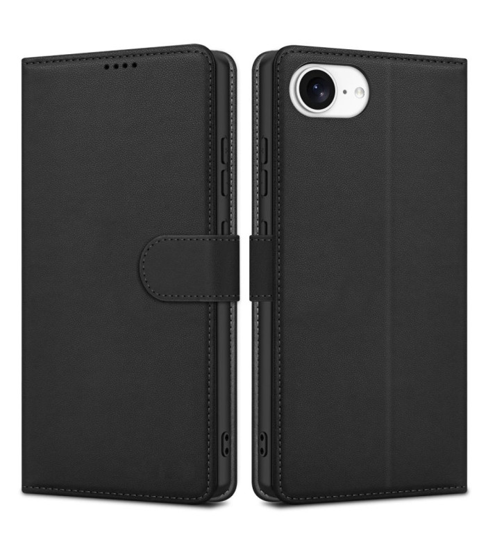 Juodas atverčiamas dėklas Xiaomi Redmi 15C 4G telefonui "Fancy Wallet ...